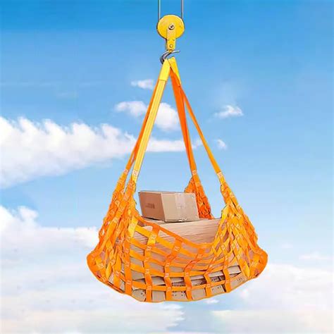 Cargo Lifting Netting 1m 2m 3m 4m Cargo Lifting Nets Lifting Cargo Basket Net For Hoisting