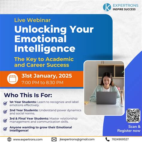 Jk Expertrons Step Up Your Academic And Career Game With The Power Of Emotional Intelligence
