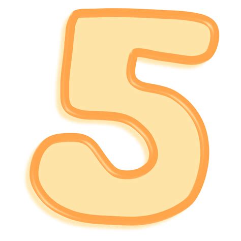 Colorful Number Cute 30347280 Png