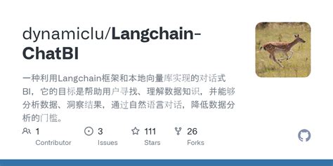 issues · dynamiclu langchain chatbi · github