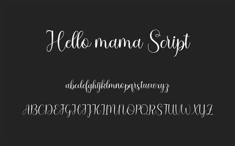 Hello Mama Script Free Font