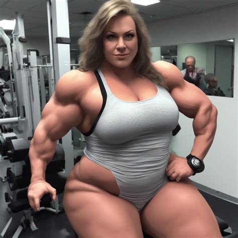 Gante Bodybuildeuse Bbw Muscle Femme Au Foyer Po By Andress82 On