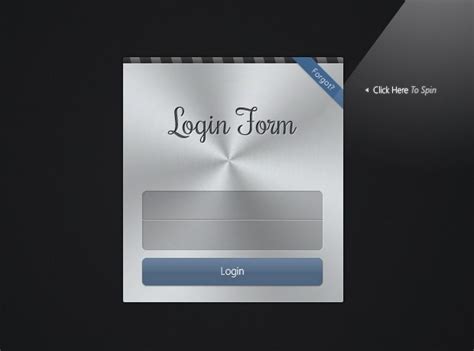 Apple Like Login Form With Css 3d Transforms Tutorialzine