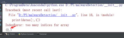 Indexerror Too Many Indices For Array 报错 闪存第一菜鸡 博客园