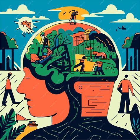 Premium Vector Sustainability Through Unity Humans And Nature