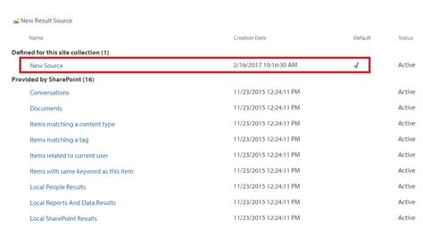2013 Result Source Not Working To Display Result From Current Site Collection Sharepoint