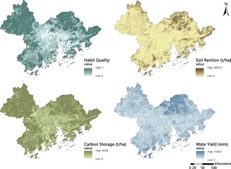 Evaluation And Spatial Distribution Of Ess Supply Download Scientific