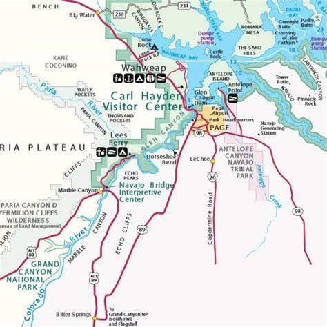 Map Of Page Arizona