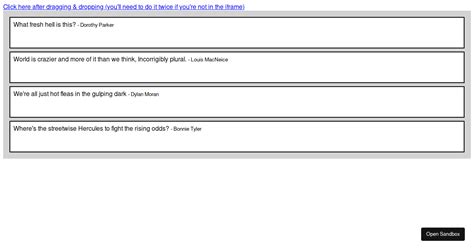 React Beautiful Dnd Codesandbox