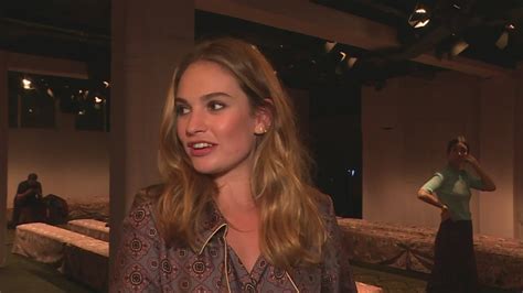 Has Watching The Burberry Show Made Lily James Want To Be A Model