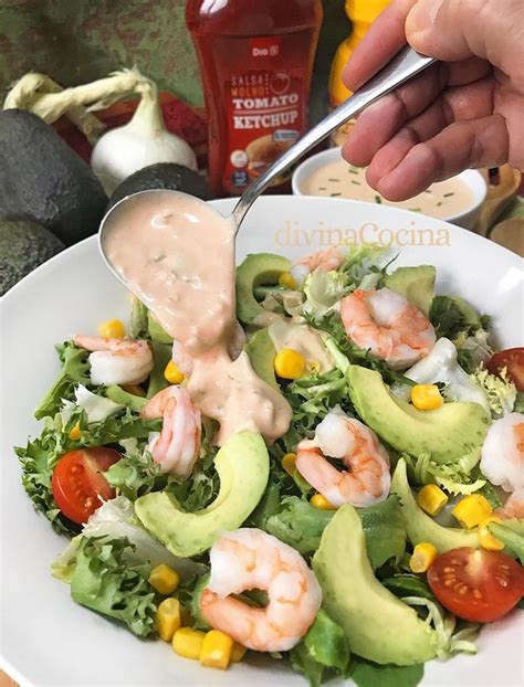 Ensalada De Aguacate Y Gambas Divina Cocina Ensalada De Aguacate Recetas De Ensalada