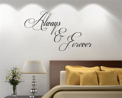 Always And Forever Wall Sticker Vinyl Sticker Wall Quote Wall Art