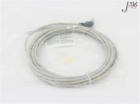 31417 MURR ELEKTRONIK M12 MALE CONNECTOR 90° W/ CABLE, PUR 4X0,34 ...