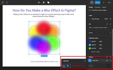 How Do You Make A Blur Effect In Figma