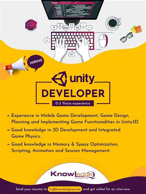 Knowledgeq On Linkedin Coimbatorejobs Unity3d Unity3ddeveloper Unitydeveloper Hiring