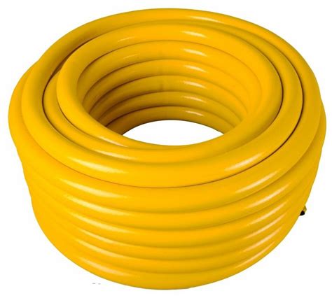 Шланг поливочный ПВХ усиленный пищевой трехслойный армированный 1 25м жёлтый Вихрь арт 73 7