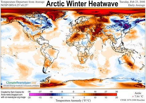 Arctic News Arctic Winter Heatwave