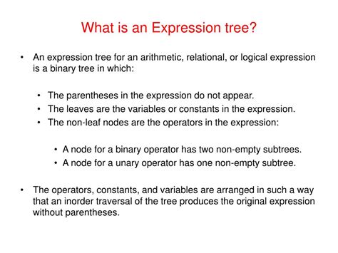ppt expression trees powerpoint presentation free download id 393772