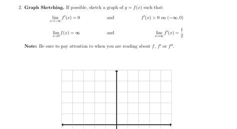 Solved Graph Sketching If Possible Sketch A Graph Of Chegg Com