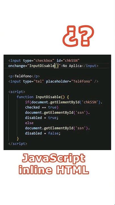 Javascript Inline Html Youtube