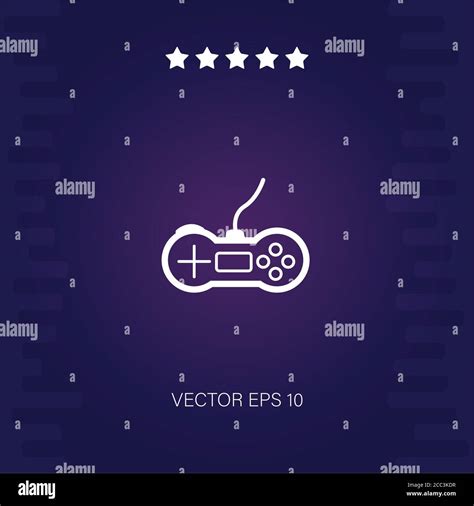 Super Nintendo Controller Vector Icon Modern Illustration Stock Vector Image And Art Alamy