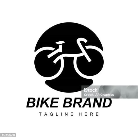 자전거 로고 차량 벡터 자전거 실루엣 아이콘 심플한 디자인 영감 로고에 대한 스톡 벡터 아트 및 기타 이미지 로고 두발