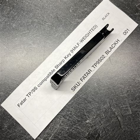 Fatar Replacement Half Weighted Sharp Black Key Tp 9s Reverb