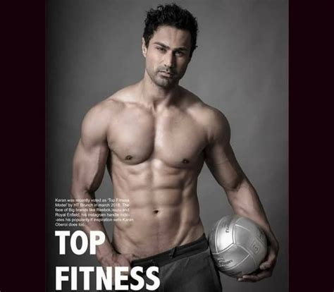 Shirtless Bollywood Men Karan Oberoi Male Model