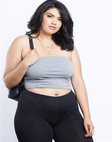 Plus Size Mia Tube Top Plus Size Strapless Tops 2020ave