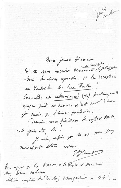 15 Mai 1873 De Gustave Flaubert à Philippe Leparfait · Centre Gustave