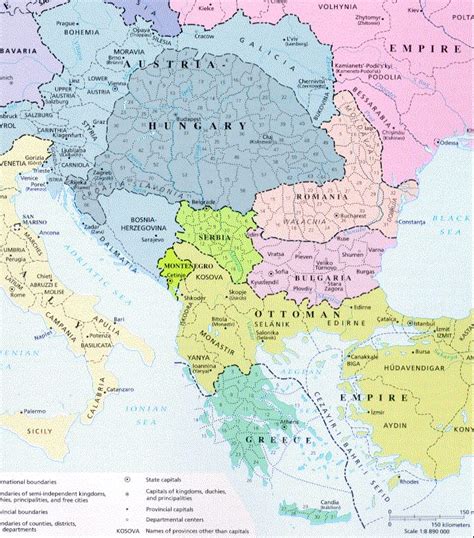 1912 The Balkans Before The Balkan War Historical Maps Map