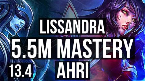 Liss Vs Ahri Mid 55m Mastery 900 Games 117 Kr Diamond 13