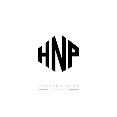 Hnp Letter Logo Design With Polygon Shape Hnp Polygon And Cube Shape Logo Design Hnp Hexagon