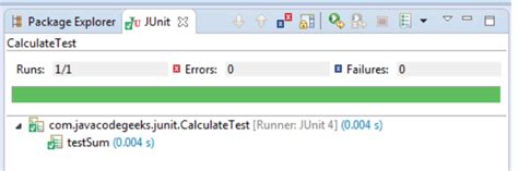 Java First Time Junit User Why Eclipse Always Shows Error Red Indicator Stack Overflow