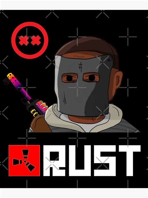 Rust Game Poster Canvas Print For Sale By CTTDesigns Redbubble