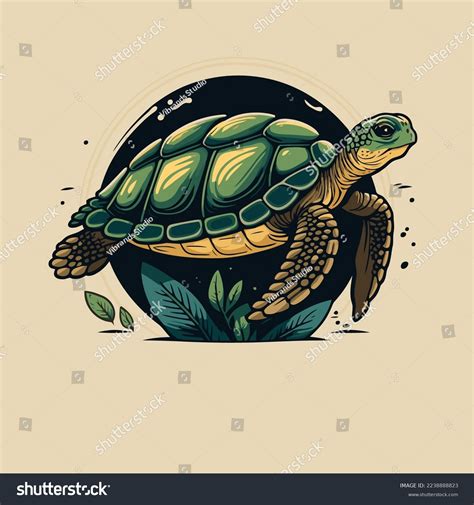 Cute Turtle Face Cartoon Logo Mascot Stock Vector Royalty Free 2238888823 Shutterstock