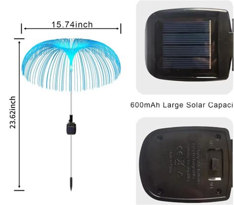 Садовый сведодиодный светильник медуза 2шт в упаковке Yuwai