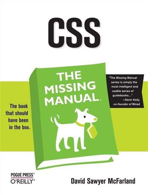 Css The Missing Manual Ebook David Sawyer Mcfarland 9780596554521