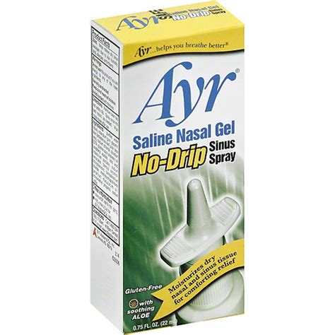 Ayr Sinus Spray No Drip Saline Nasal Gel Shop Rons Supermarket