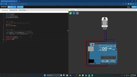 Belajar Pemrograman Arduino Dengan Simulasi Online Wokwi Membaca Data Suhu Dan Kelembapan Sensor