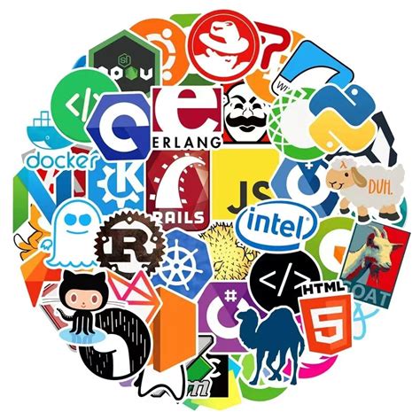 Pcs Programming Sticker Technology Software Programs Data Creative Stickers For Geek Diy