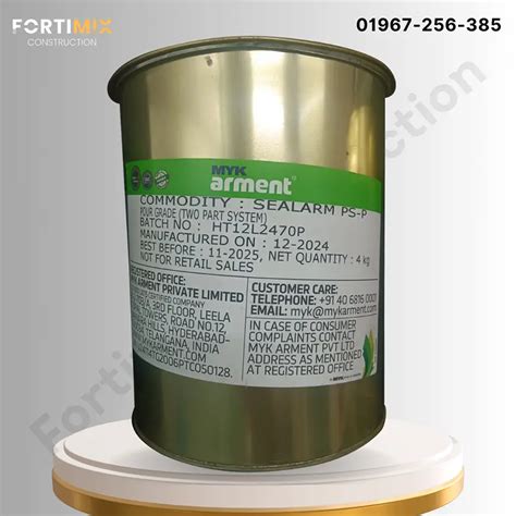 Sealarm Ps P Two Part Polysulphide Joint Sealant 4kg Set