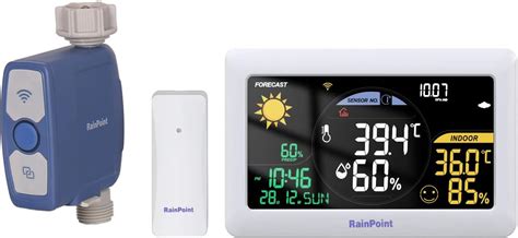 Buy RAINPOINT WiFi Hose Timer Smart Water Timer With Water Usage Based And Soil Moisture Based