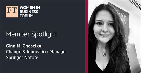 Womeninbusiness Leadership Careergrowth Financialtimes Iwd2025… Gina M Cheselka 17