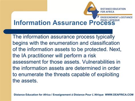 Cyber Security Vs Information Assurance Ppt