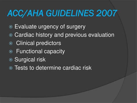 PPT PRE OP Evaluation IN PATIENTS WITH CVS DS For Non Cardiac Surgery PowerPoint