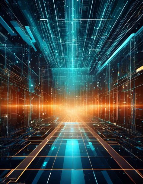 Technology Operations Neural Networks Ai Data Encryption Visual Scientific Research Background