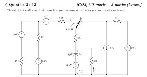 Solved Question 3 Of 3 Co3 17 Marks 3 Marks Bonus