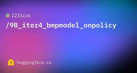 Czx B Iter Bmpmodel Onpolicy Datasets At Hugging Face