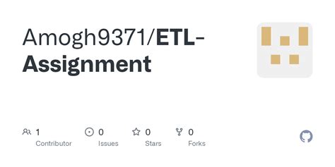 github amogh9371 etl assignment